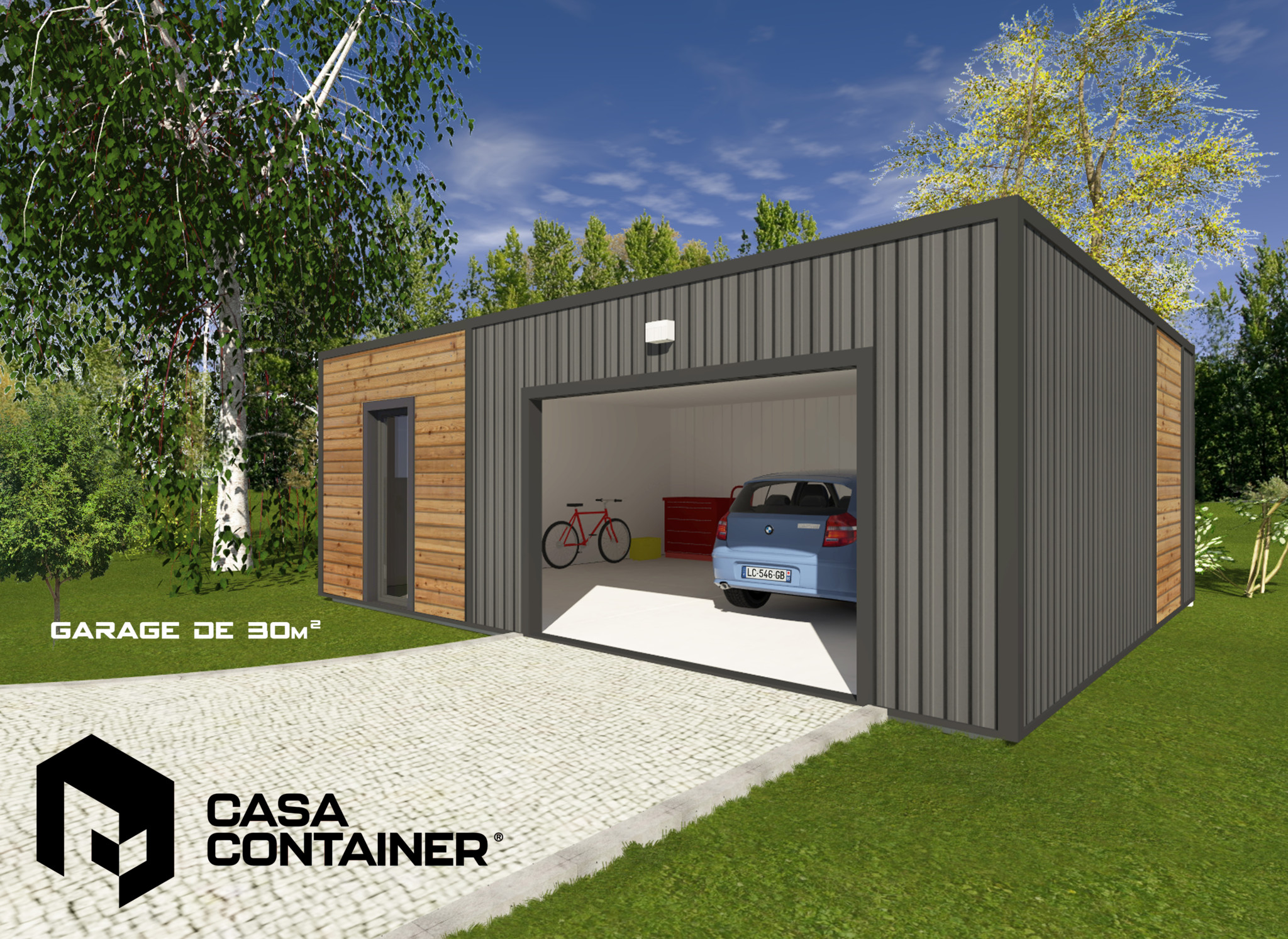 Garage container - Casa Container