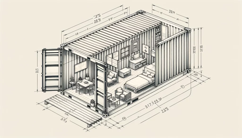 Comment maximiser l'espace intérieur d'une maison container - Casa ...