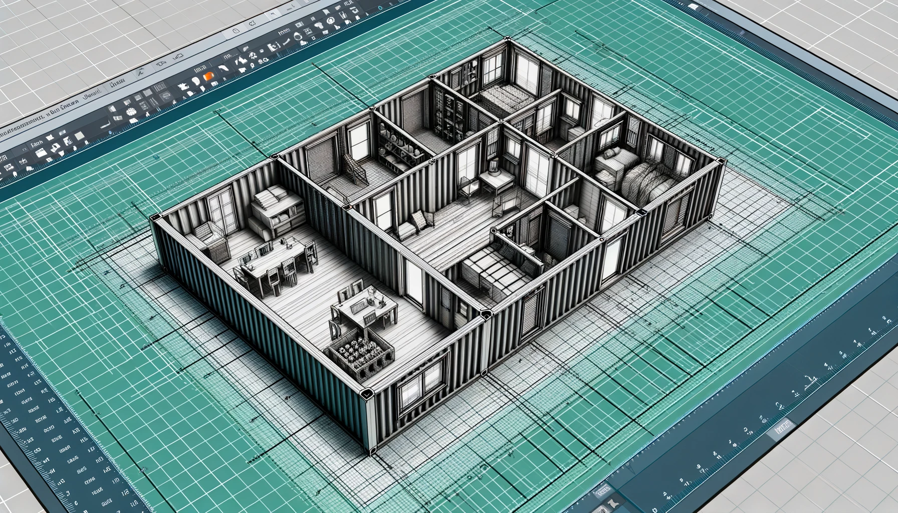 Comment maximiser l'espace intérieur d'une maison container - Casa ...