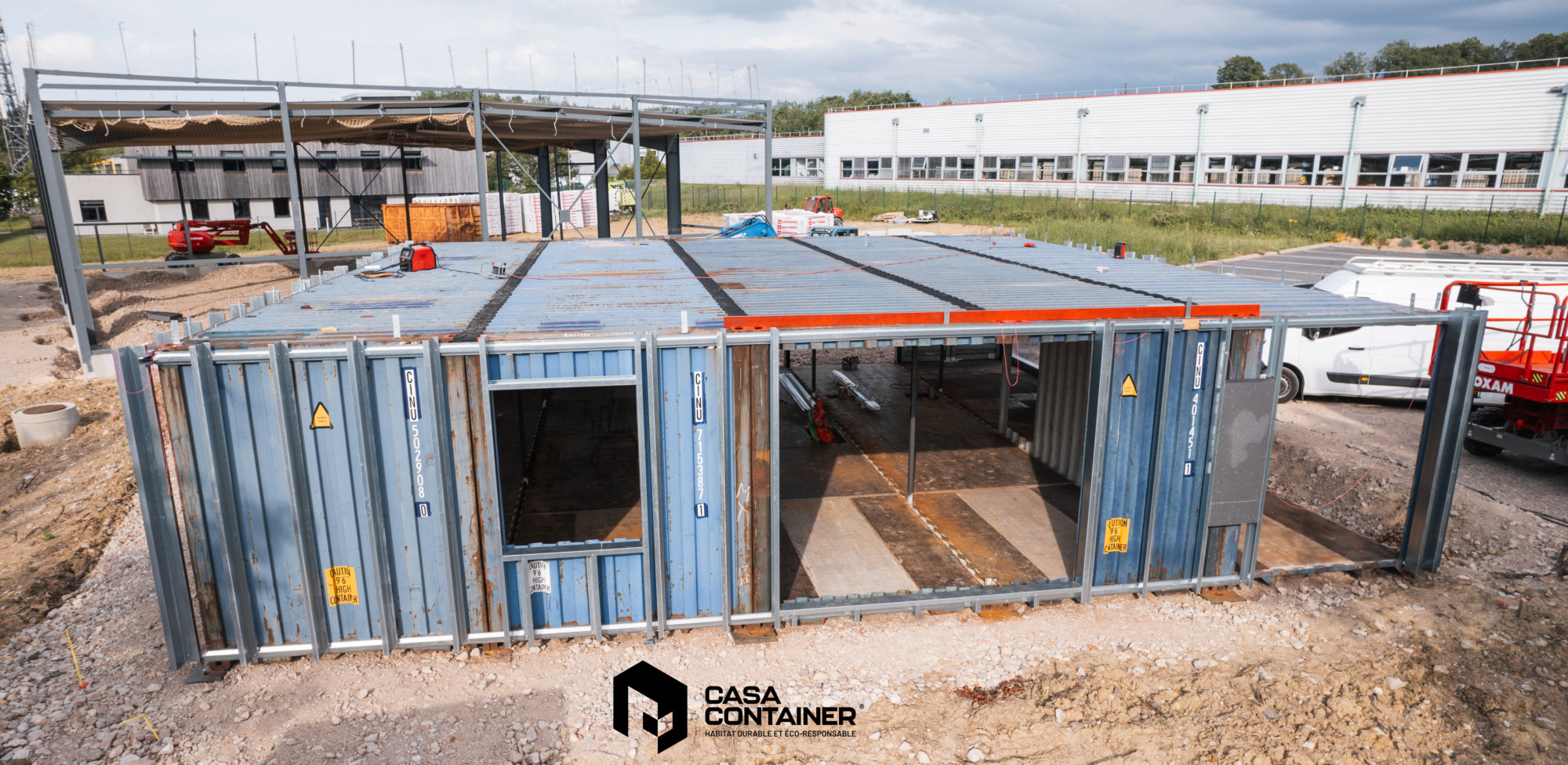 Bureau container modulable - Solutions flexibles pour entreprises